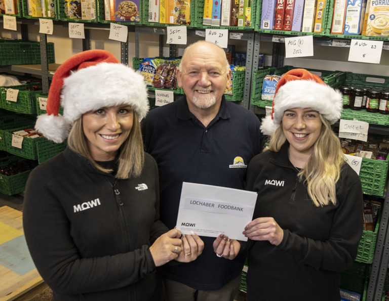 Mowi staff Christmas donations gifting smiles - MOWI - Scotland